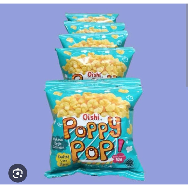 Jual Oishi Snack Poppy Pop jagung bakar 10gr renteng | Shopee Indonesia