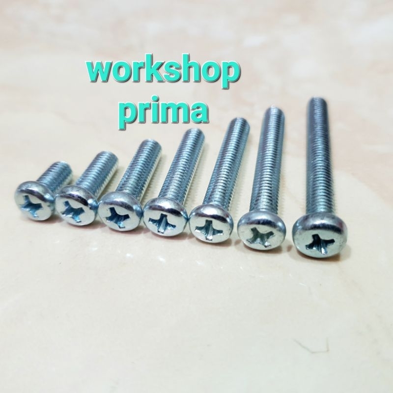 Jual Baut JP m4 kunci obeng plus kembang | Shopee Indonesia