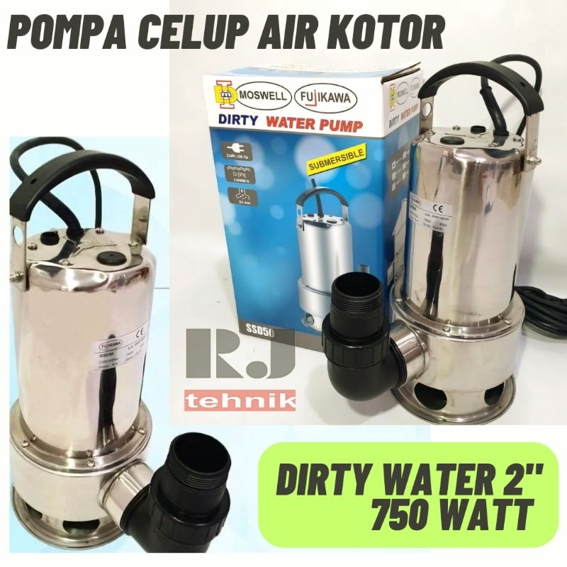 Jual Fujikawa SSD50 Pompa Celup Air Kotor Submersible Pump Dirty Water 2 Inch Dim Kuras Banjir ...