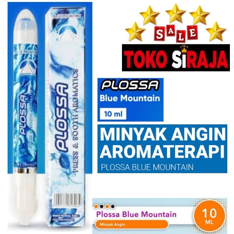 Jual PLOSSA BIRU BLUE MOUNTAIN 10 ML RELAXING / MINYAK ANGIN PLOSA ...