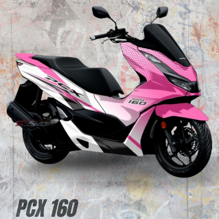 Jual Decal sticker honda pcx 160 full body motor stiker motif design ...