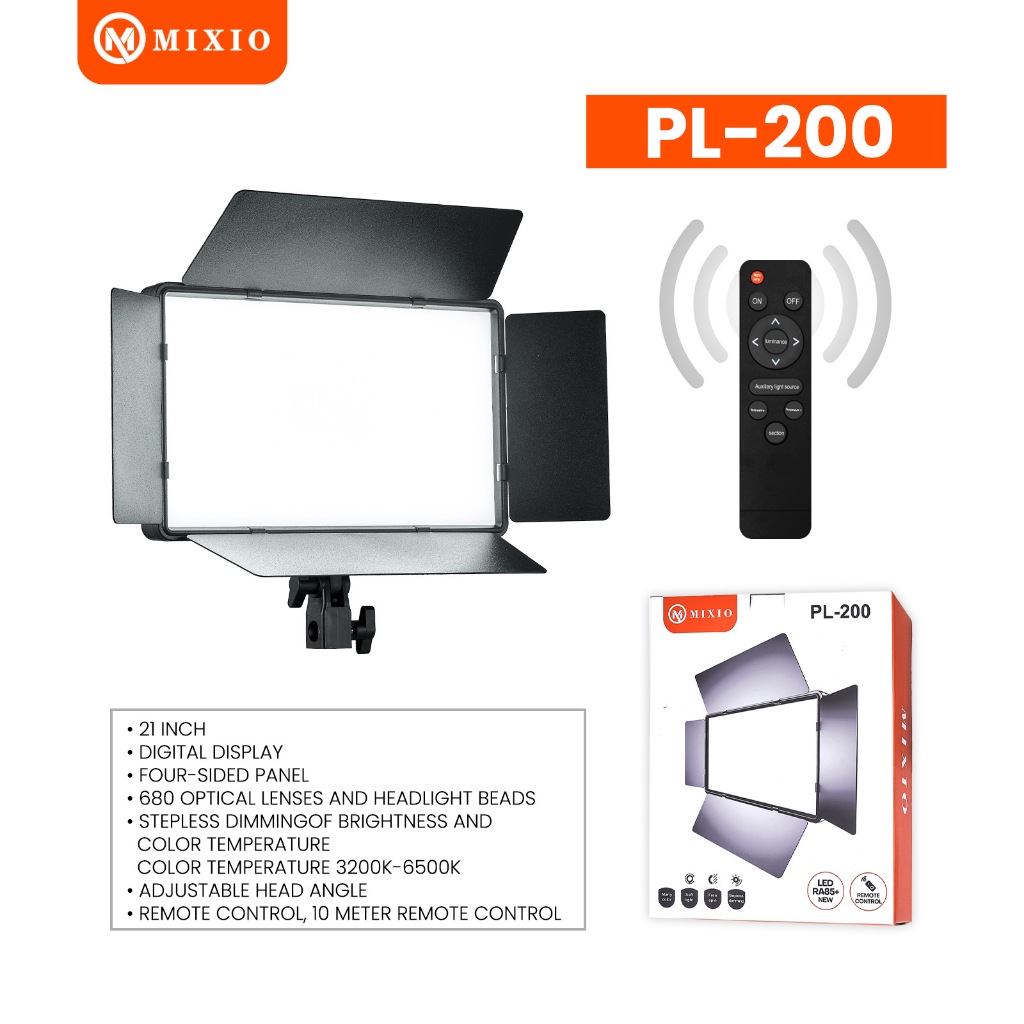 Jual MIXIO PL200 14" Lampu Foto LED Video Light LIVE STREAMING Ringlight | Shopee Indonesia
