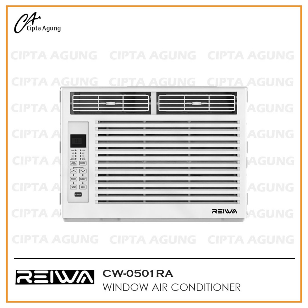 Jual REIWA AC WINDOW PORTABLE 1/2 PK CW-0501RA AIR CONDITIONER 0.5 PK ...