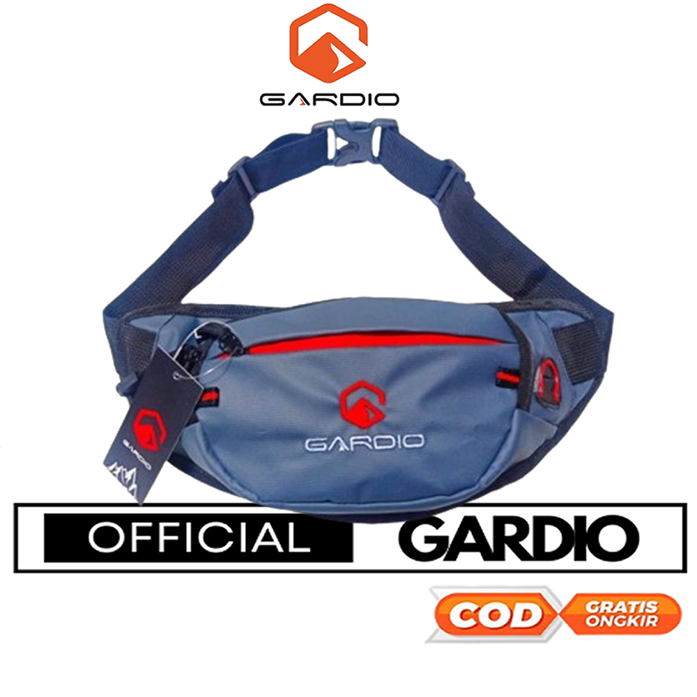 Jual Gardio Waistbag list Merah outdoor waterproof | Shopee Indonesia