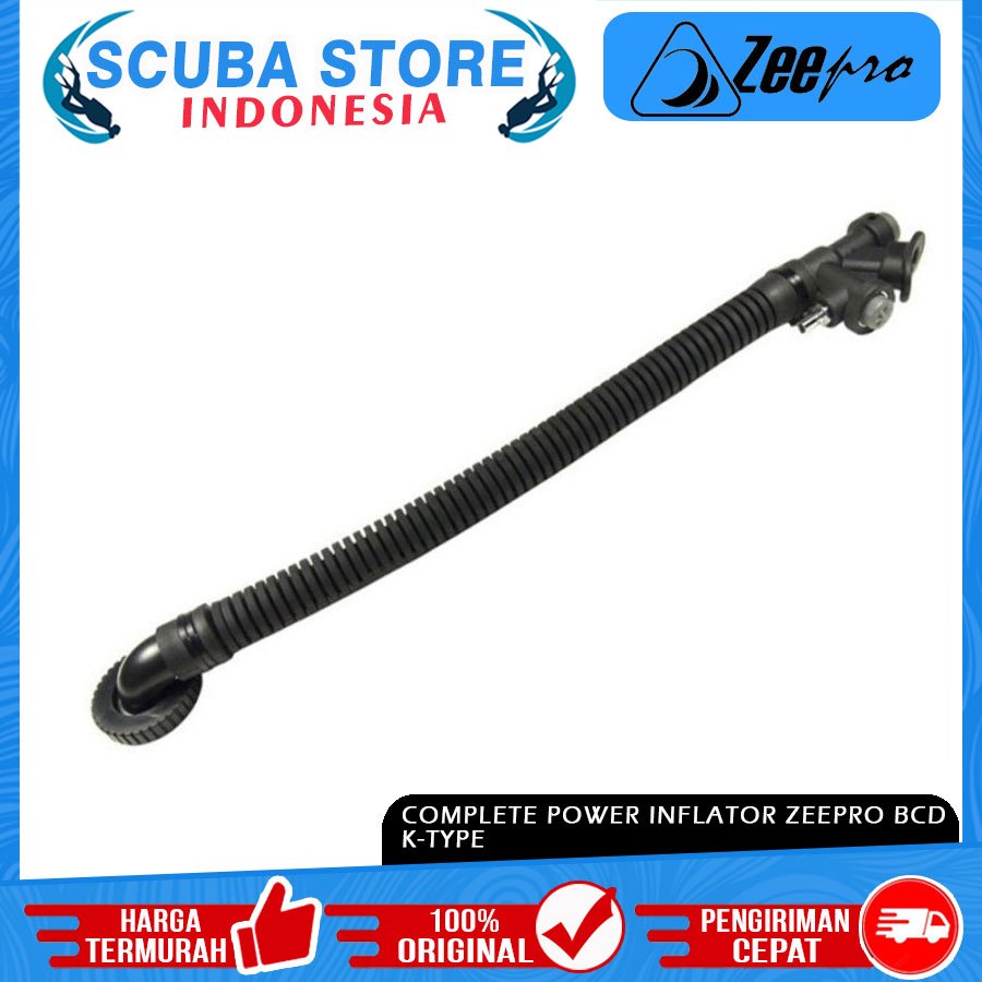 Jual Complete Power Inflator Zeepro K Elbow Type 16 Inch Spare Part BCD ...