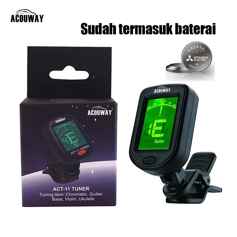 Jual Aksesoris gitar package Capo Gitar +tuner gitar+ Pilihan + tas ...