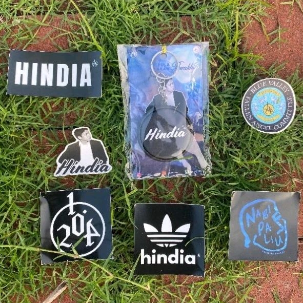 Jual Gantungan Kunci Hindia + Free 2 Sticker Hindia Feast Band Blue ...