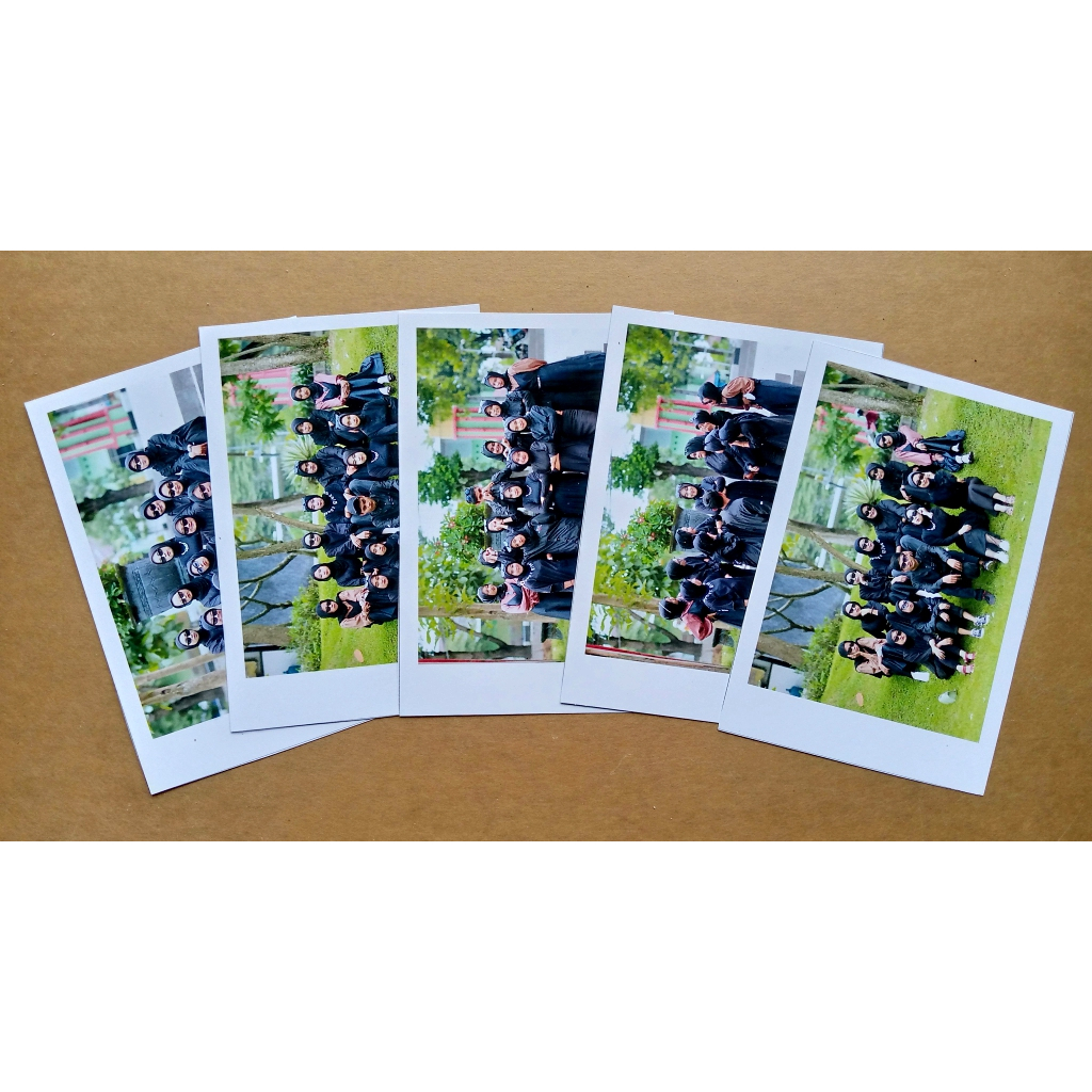 Jual cetak foto polaroid 12 foto / 2R 6x9cm | Shopee Indonesia