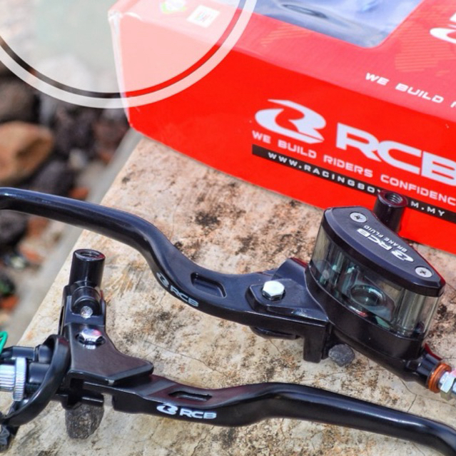 Jual Master rem set rcb E2 Plus oval 14 mm Hitam Silver tiger cb rxking gl satriafu scoopy ...