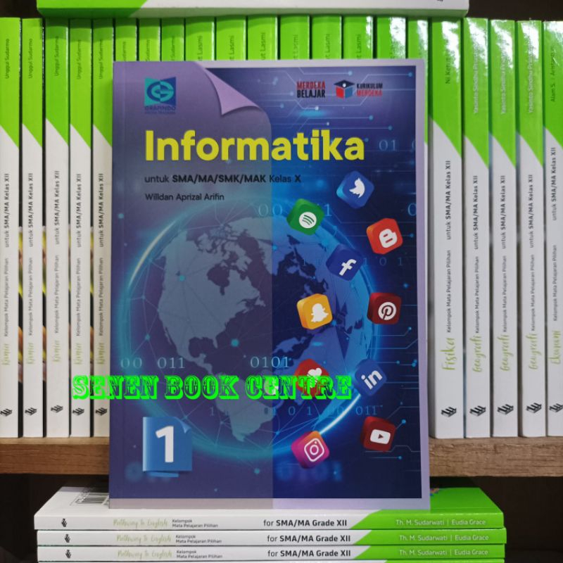 Jual Buku Informatika Kelas 1/X/10 SMA Grafindo Kurikulum Merdeka | Shopee Indonesia