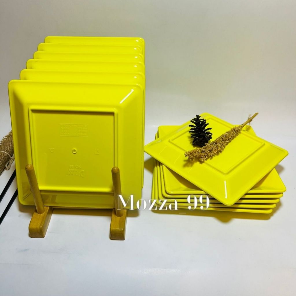 Jual Mozza.kitchen_99 ^_^ Piring kotak melamin p-88 9 inc #PIRING MIE ...