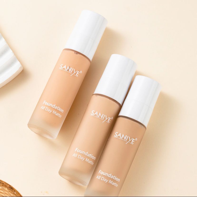 Jual SANIYE FOUNDATION ALL DAY MATTE R6022(FOUNDATION KACA) || SANIYE ...