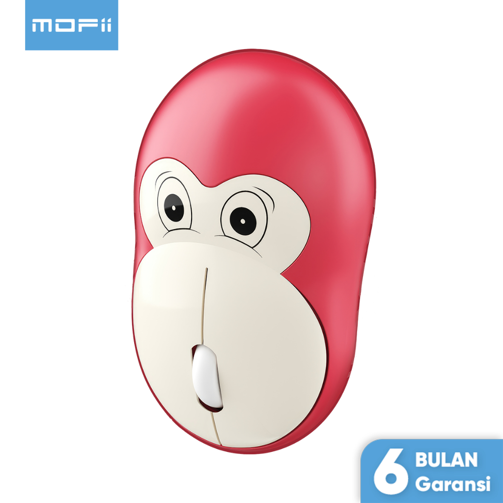 Jual MOFii Mouse Wireless 2.4G Silent Click Monkey Face M7 | Shopee ...
