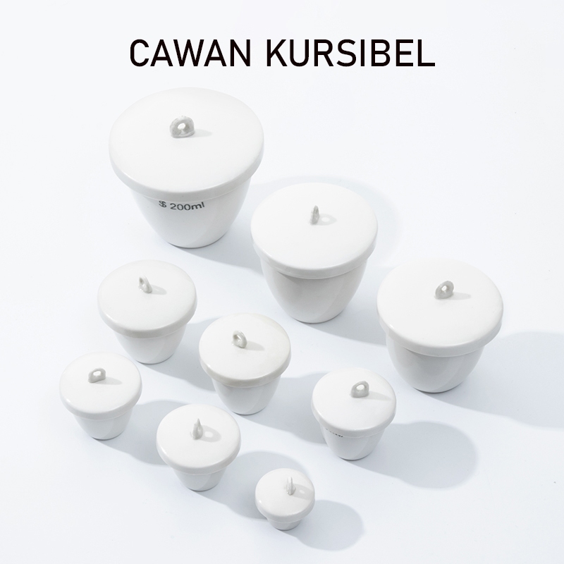 Jual Cawan Krusibel Porcelin/Porceleiin Cawan Crucible Alat ...