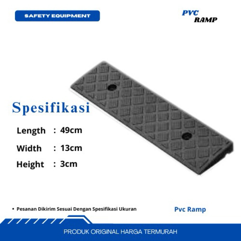 Jual Curb Ramp Pvc Ramp - Ramp Dari Bahan Plastik Tebal 3 CM murah ...
