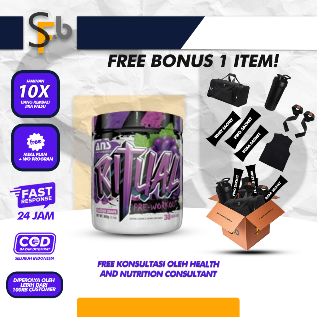 Jual Ans Ritual Pre Workout 30 Serving | Shopee Indonesia