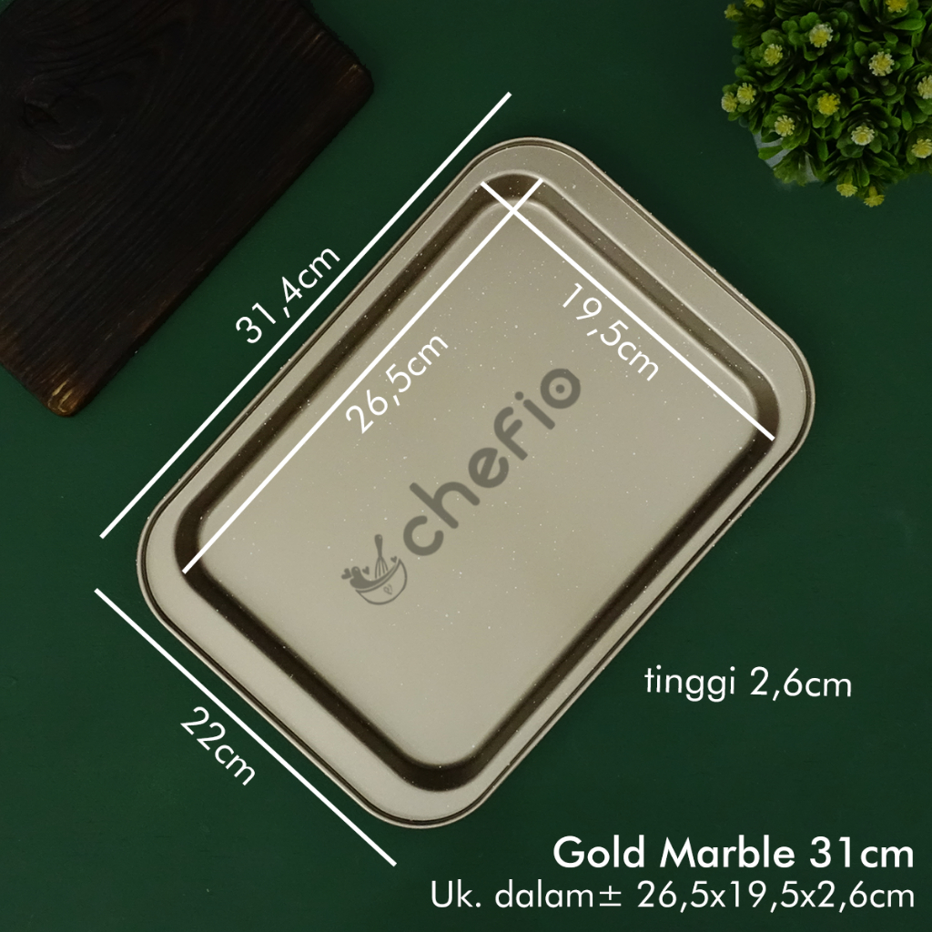 Jual Loyang Persegi Panjang Ceper/ Baking Tray / Loyang Kue Kering ...