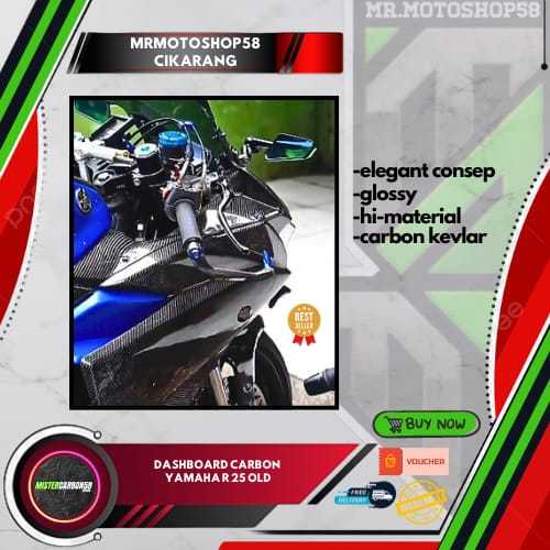 Jual DASHBOARD KARBON R25 OLD DASBOR KARBON R25 LAMA R15 V3 CBR FACELFT ...