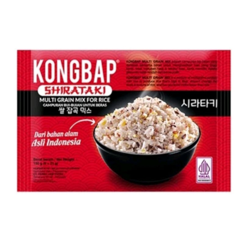 Jual Kongbap Multi Grain Mix Shirataki Beras Korea Halal 150gr | Shopee ...