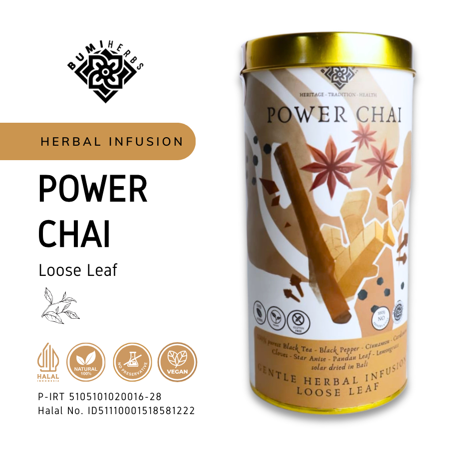 Jual POWER CHAI - Teh Herbal/Herbal Infusion (LOOSE LEAF) | Shopee ...