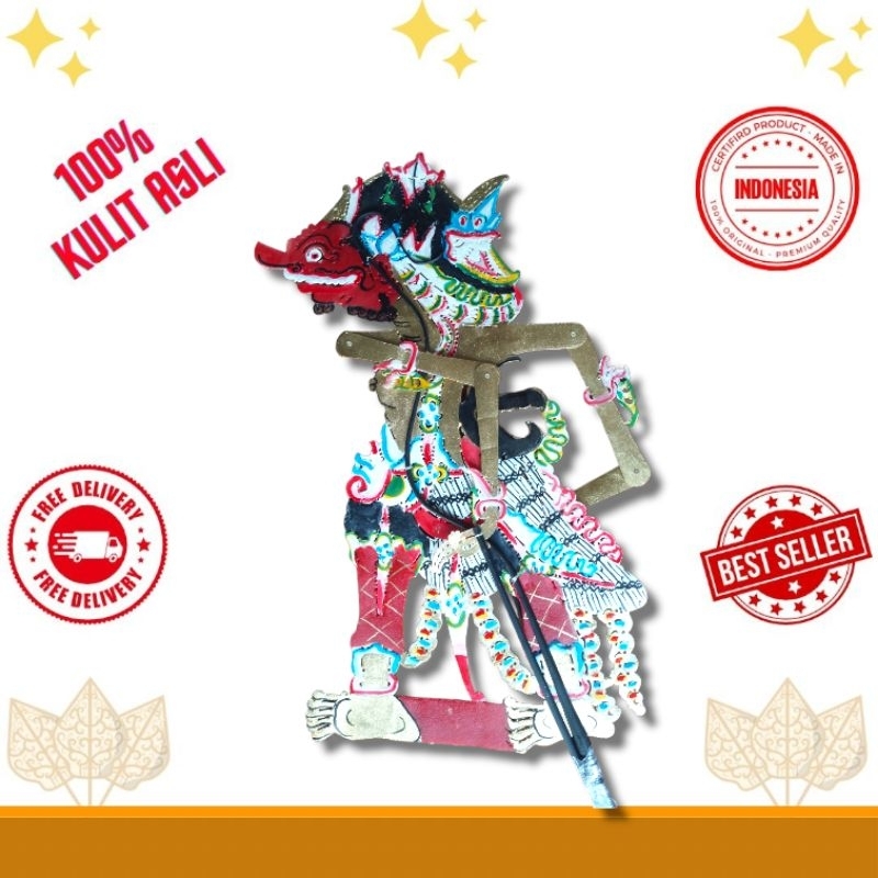Jual WAYANG KULIT DURSASANA / DURSOSONO STANDAR KUALITAS BIASA WAYANG ...