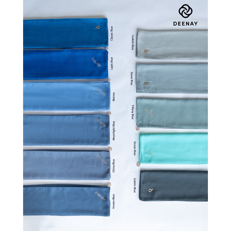 Jual HIJAB LIZA SERIES BLUE DEENAY (doble logo + new logo) | Shopee ...