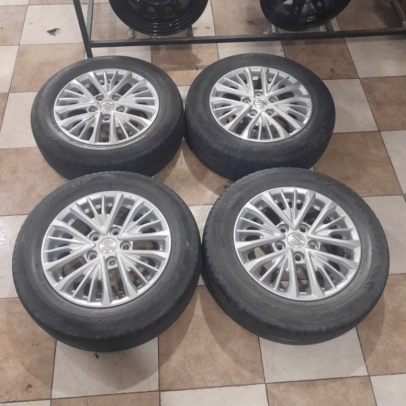Jual Velg Mobil Bekas Std Ertiga R15 Baut 5x114,3 Plus Ban 185/65 R15 ...