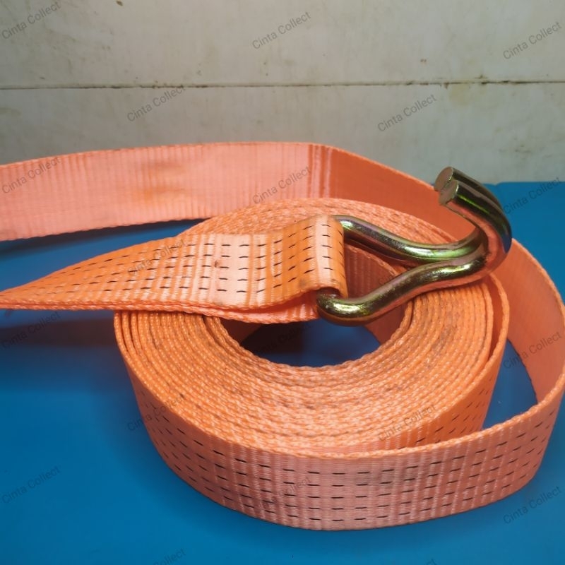 Jual Tali Sabuk Lashing Belt Hook 5Ton Tebal Ex.Cargo | Shopee Indonesia