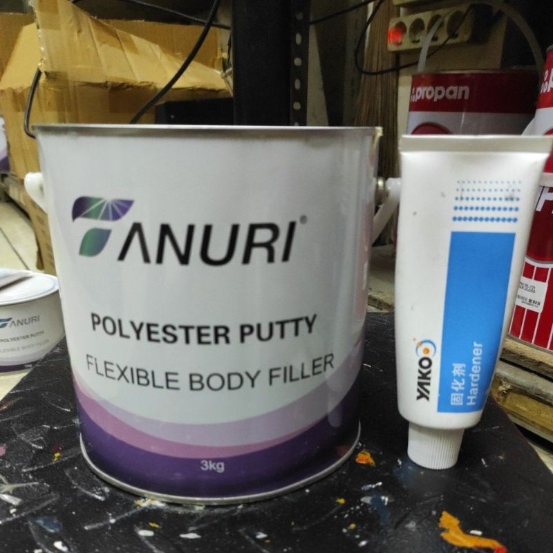 Jual POLYESTER PUTTY TANURI / DEMPUL TANURI GALON | Shopee Indonesia