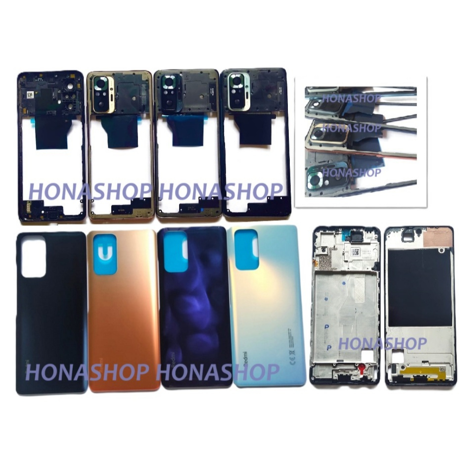 Jual TULANG FRAME BAZEL CASING HOUSING XIAOMI REDMI NOTE 10 PRO TUTUPAN ...