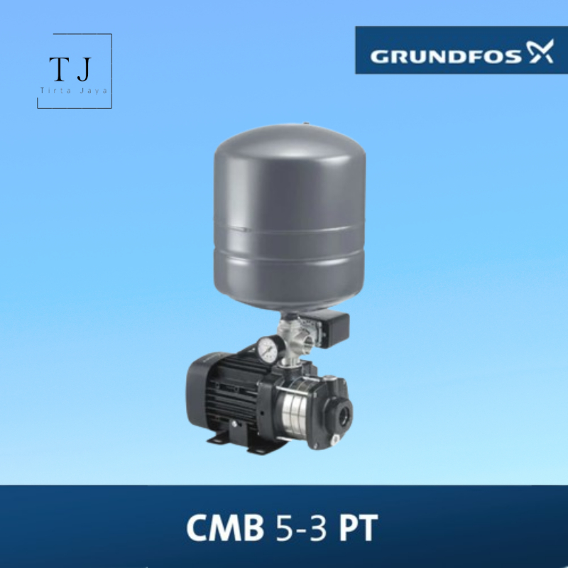 Jual Pompa Booster GRUNDFOS CM 5 3 PT Multistage CMB 5 28 PT Pressure Tank | Shopee Indonesia