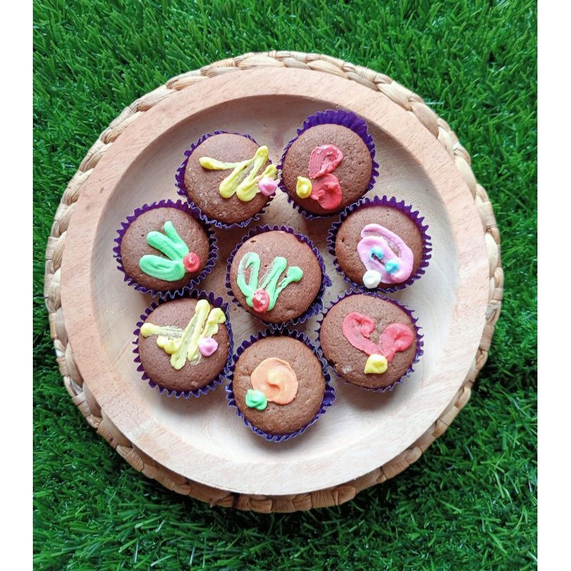 Jual COD 1 KG BOLU COKLAT KERING KARAKTER CHIBI BROWNIES COKELAT ...