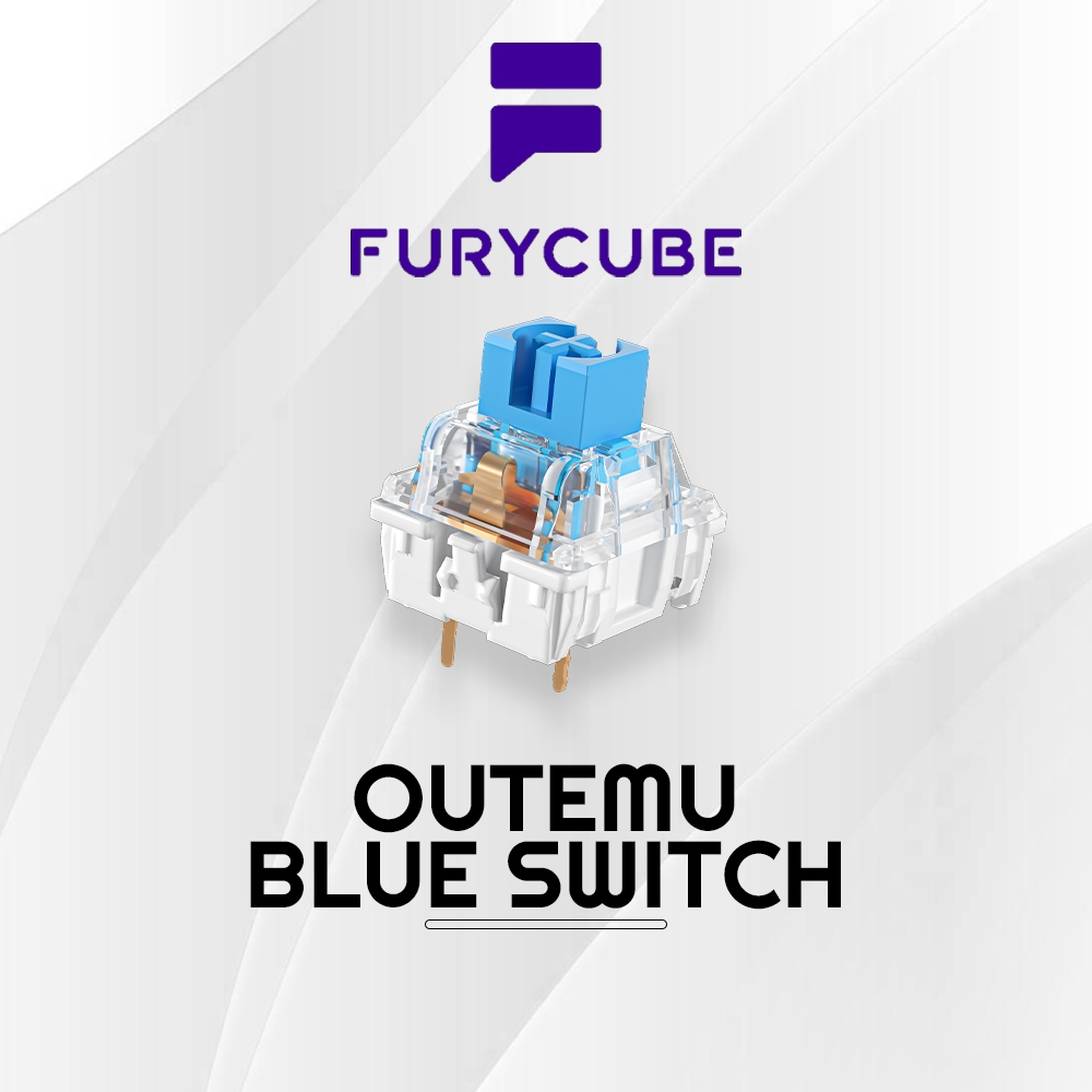 Jual Outemu Blue Tactile Click Switch Mechanical Keyboard Switch SMD ...