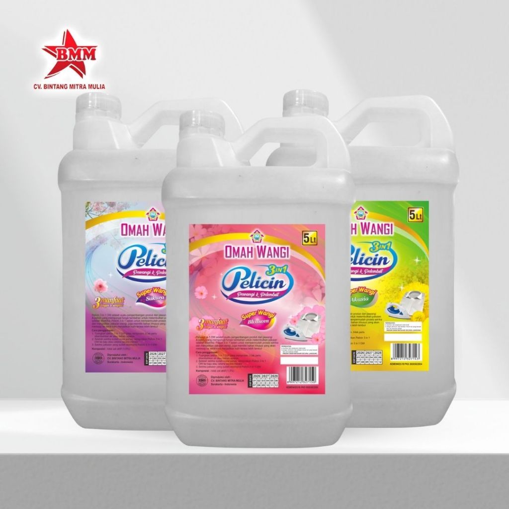Jual Pelicin Pakaian Spray Setrika Omah Wangi 5L Kemasan Jerigen ...
