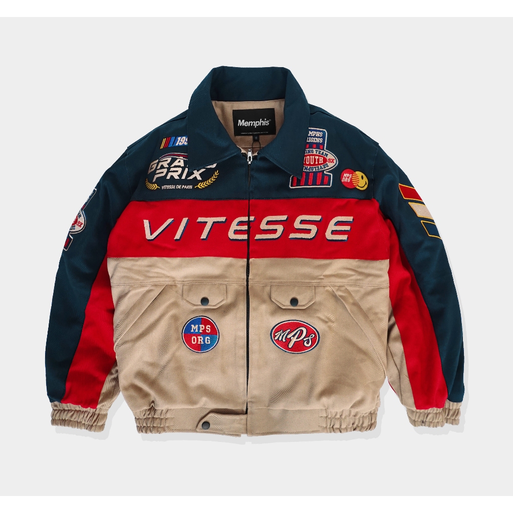 Jual RETRO NASCAR JACKET - VITESSE [limited edition] | Shopee Indonesia