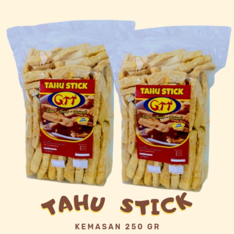 Jual Tahu Stick Asli GTT|kemasan 250g|asli stik tahu | Shopee Indonesia