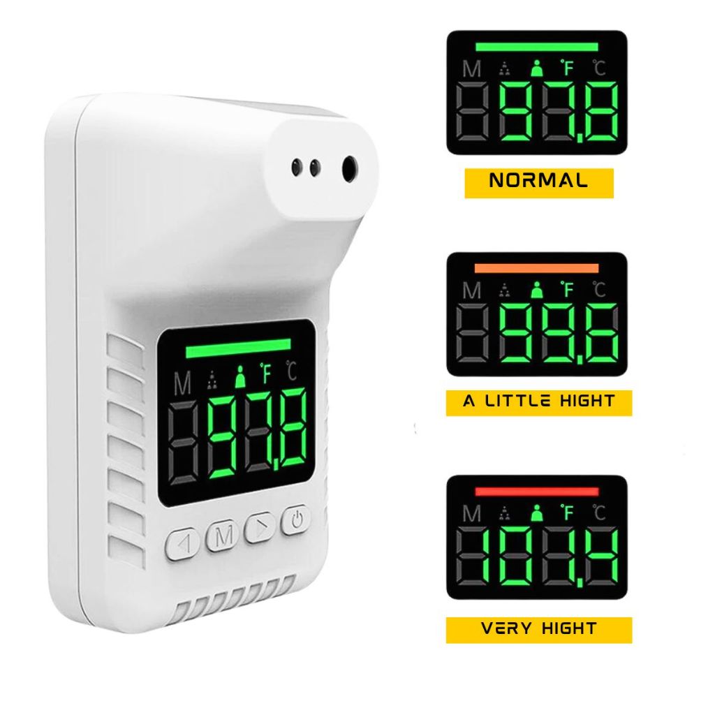 Jual Thermometer Wall infrared digital non contact Termometer dinding ...