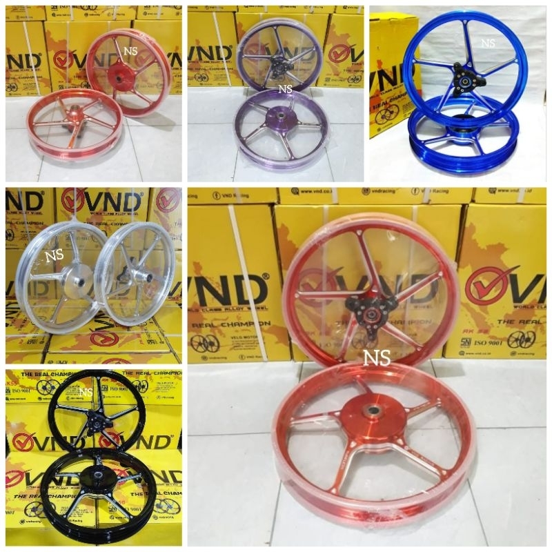 Jual VELG VND AK 55 RING 17 AEROX 155 NEW/OLD GEN1/GEN2 VELAK VND AK 55 ...