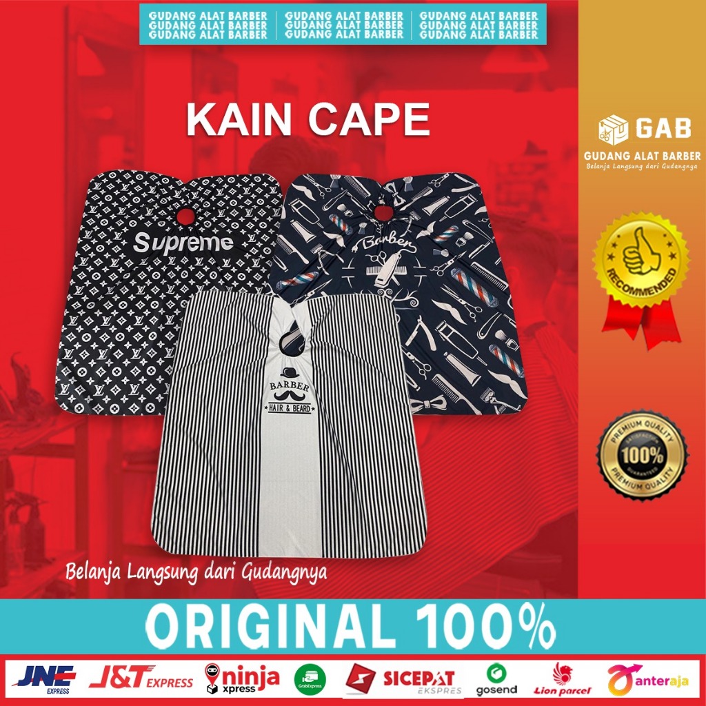 Jual Cape Pangkas Barbershop Kip Kep Alat Cukur Pangkas Rambut | Shopee ...