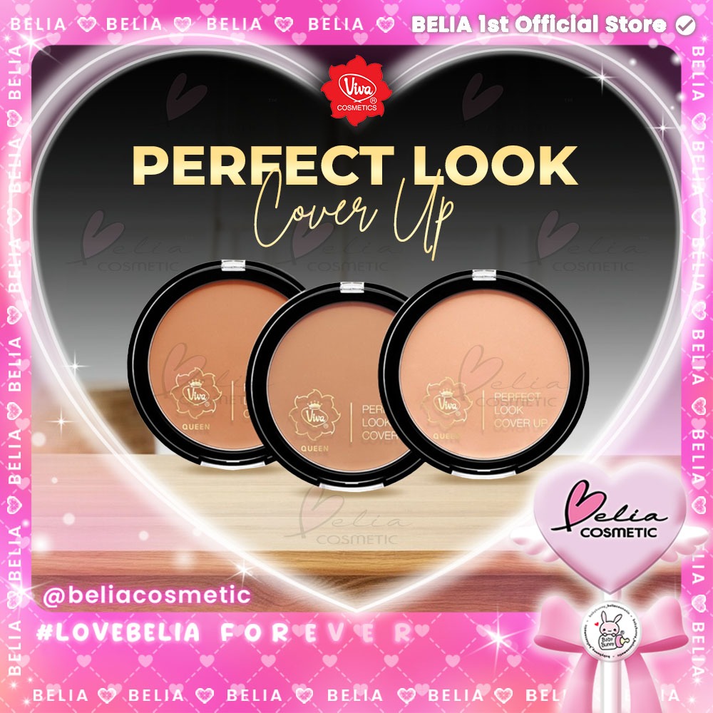 Jual BELIA Viva Queen Perfect Look Cover Up Foundation 13g BPOM Halal ...