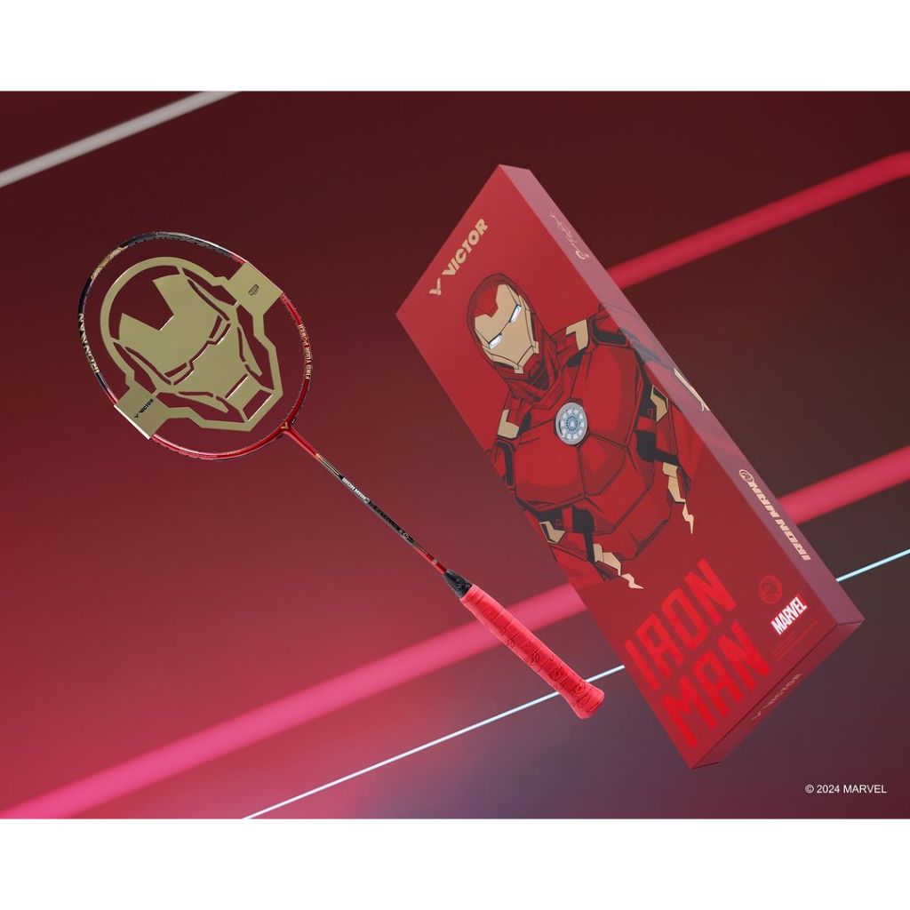 Jual LIMITED EDITION!!! VICTOR MARVEL IRON MAN Badminton Racket / Raket ...