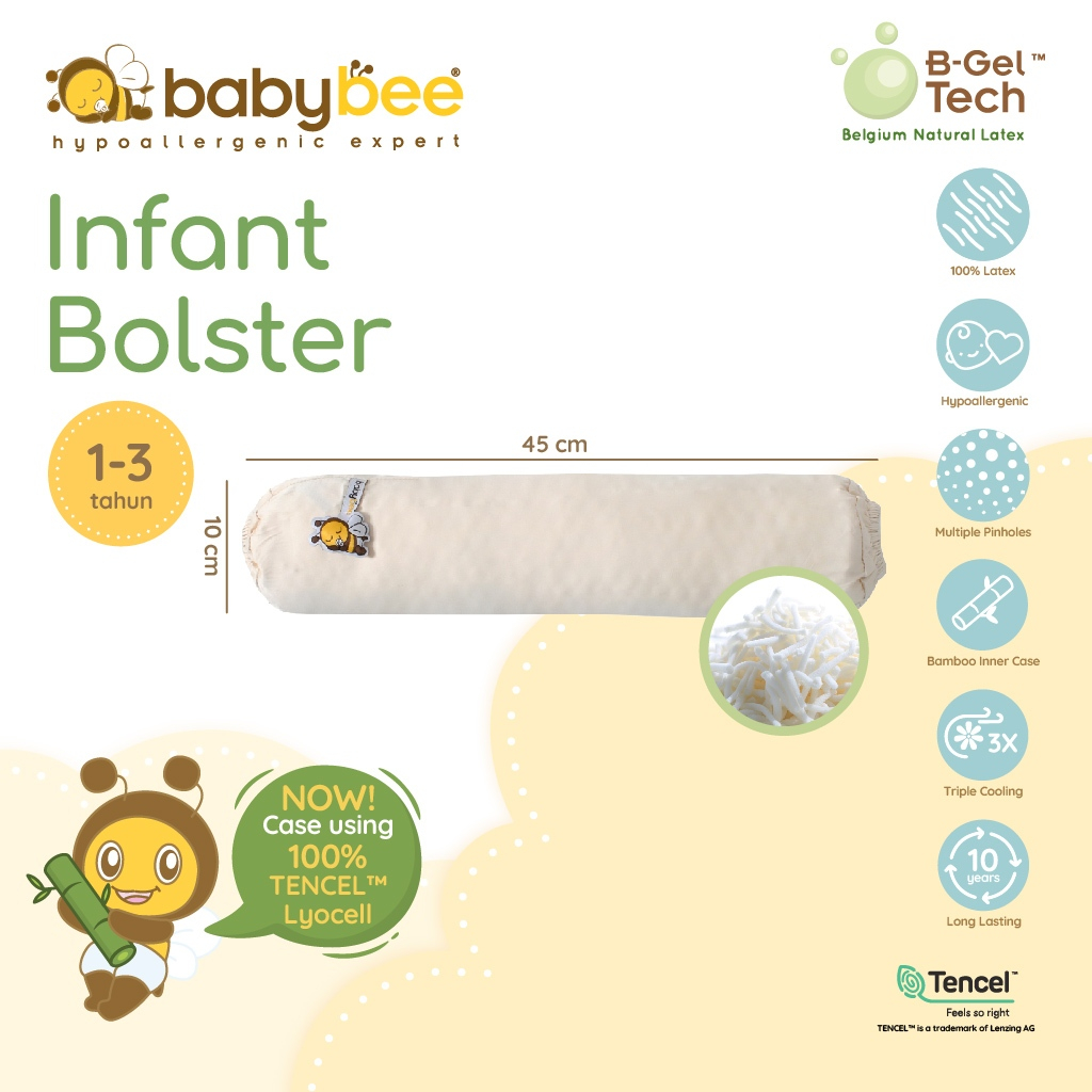Jual Babybee - Infant Bolster With Case - Guling Bayi Terbuat dari ...