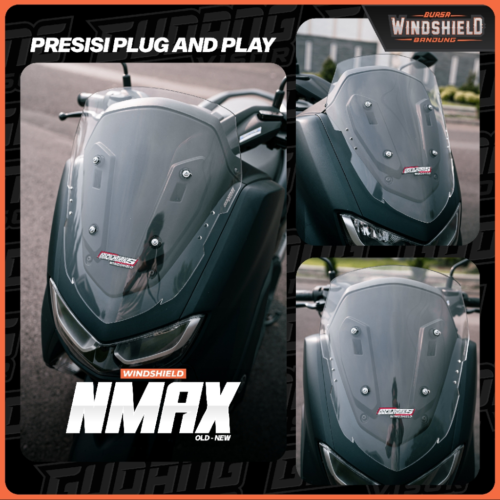 Jual Visor Windshield Standar Cyborg Bening Nmax New Old | Shopee Indonesia