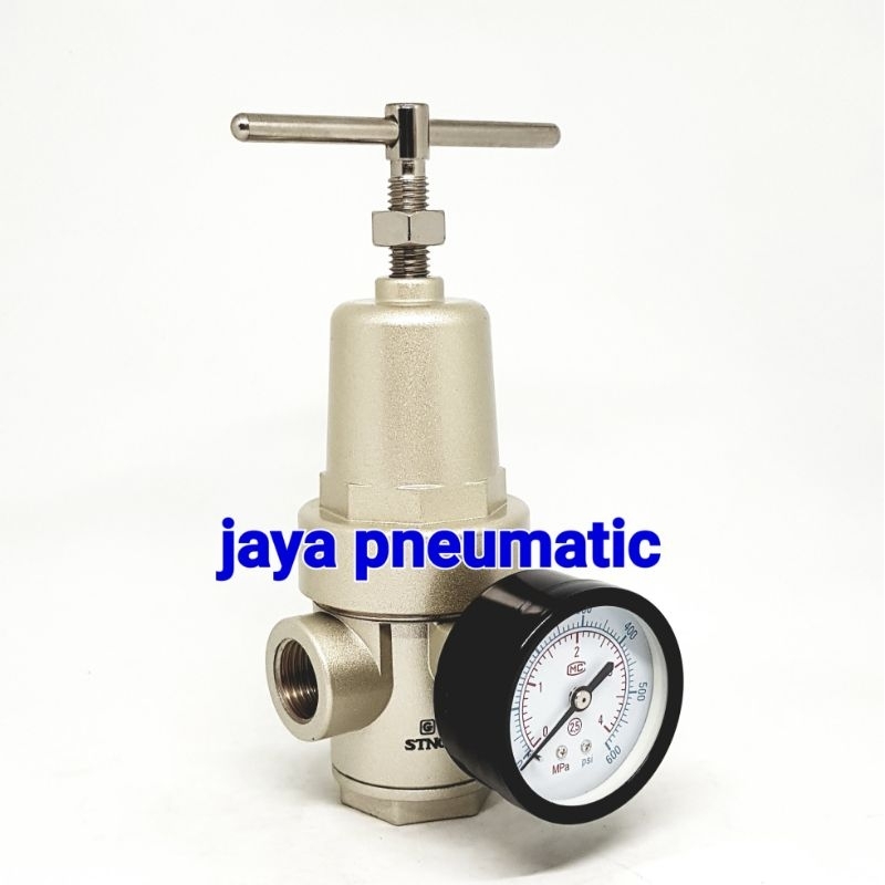 Jual TYH-15/TYH-20/TYH-25 AIR REGULATOR STNC HIGH PRESSURE 36BAR DRAT 1/2"/ 3/4"/ 1" | Shopee ...