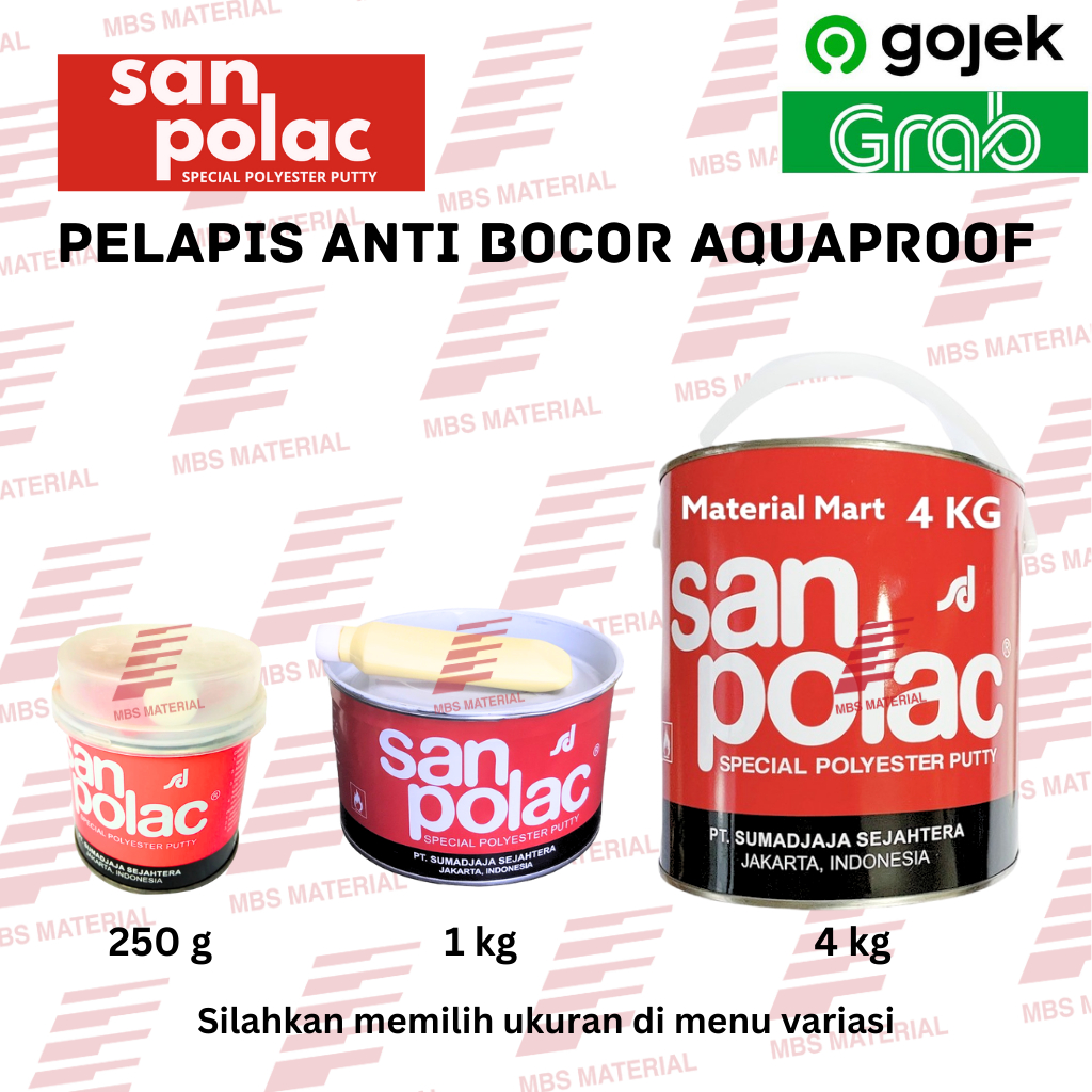 Jual INSTANT & SAME DAY | Sanpolac Obat Dempul Besi & Plastik Sanpolak ...