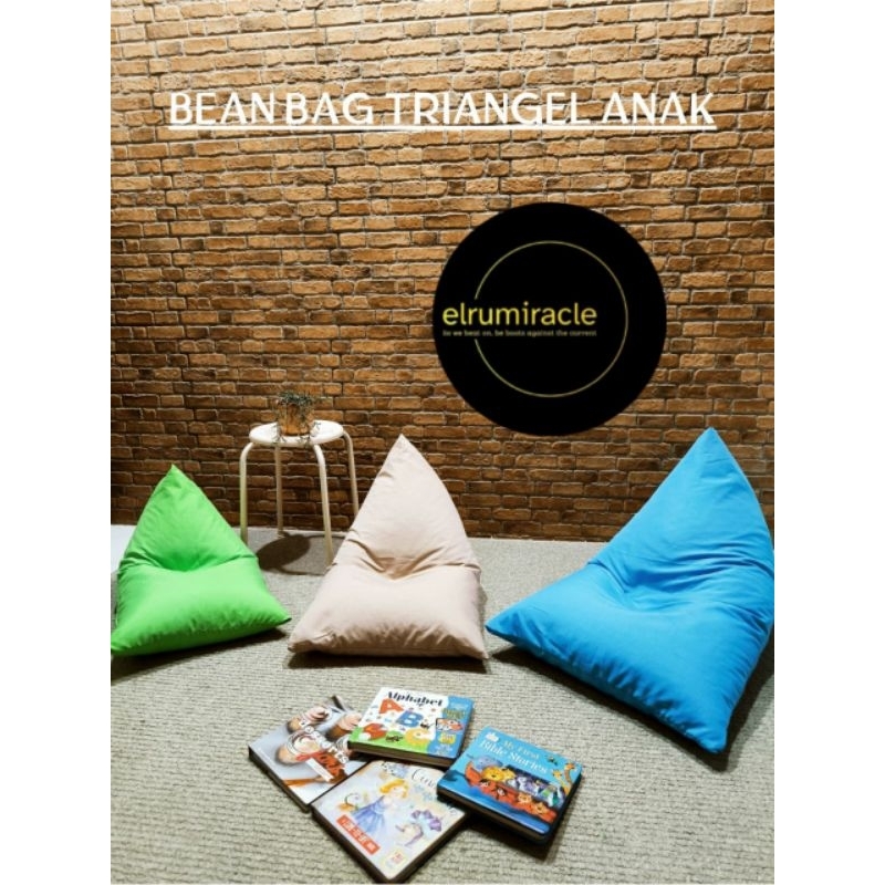 Jual Cover Only Bean bag Triangle Anak ( Tanpa Isian) | Shopee Indonesia