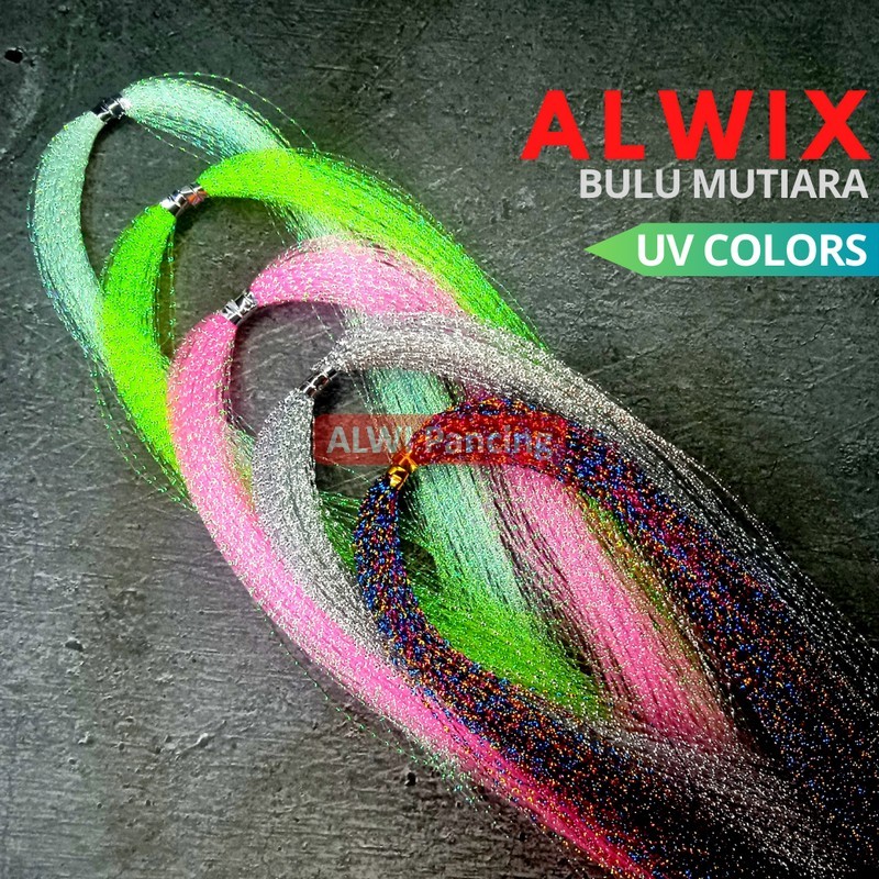 Jual ALWIX BULU MUTIARA UV Untuk Assist hook, Bulu Kotrekan & Sabiki ...