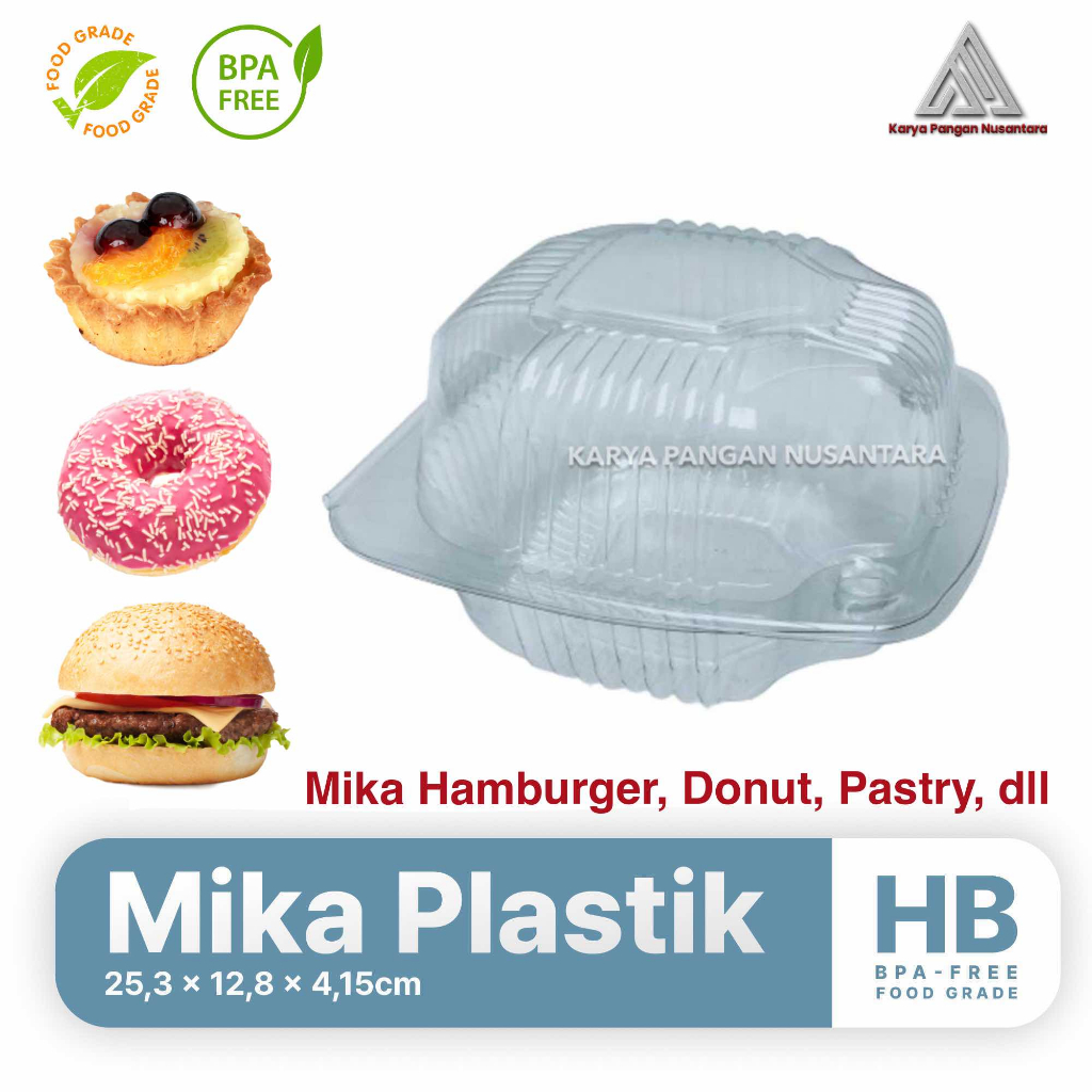Jual MIKA BURGER MIKA HAMBURGER MIKA HB ORI MIKA PLASTIK BURGER TRAY ...