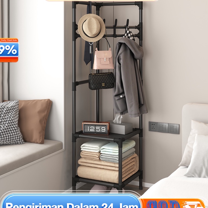 Jual Potongan Rak Hanger Sudut Serbaguna Rak Gantung Serbaguna Rak Baju ...