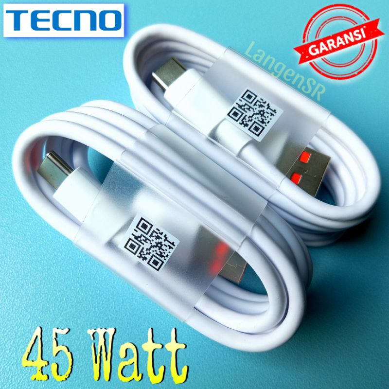 Jual Kabel Data Tecno Pova 4 Pro, Pova 5 Usb Type C Super Charge 45W Dijamin Original 100% Kode ...